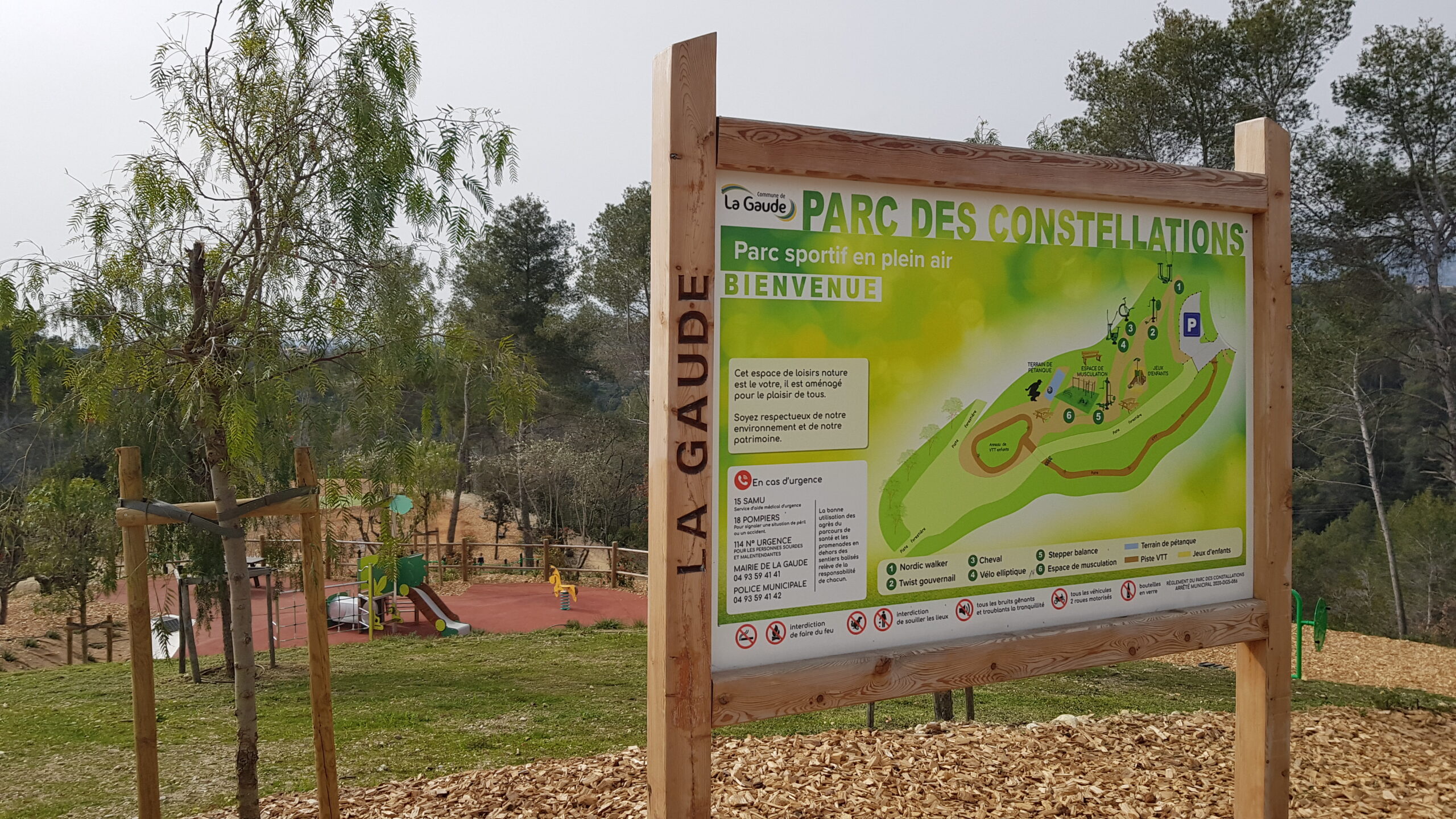 Parc des Constellations - Commune de La Gaude