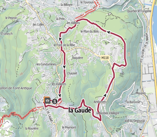 Randonnées, pistes VTT - Commune de La Gaude